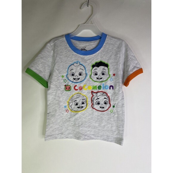 CoComelon | Shirts & Tops | Cocomelon Jj Cody Cece Gray Short Sleeve ...